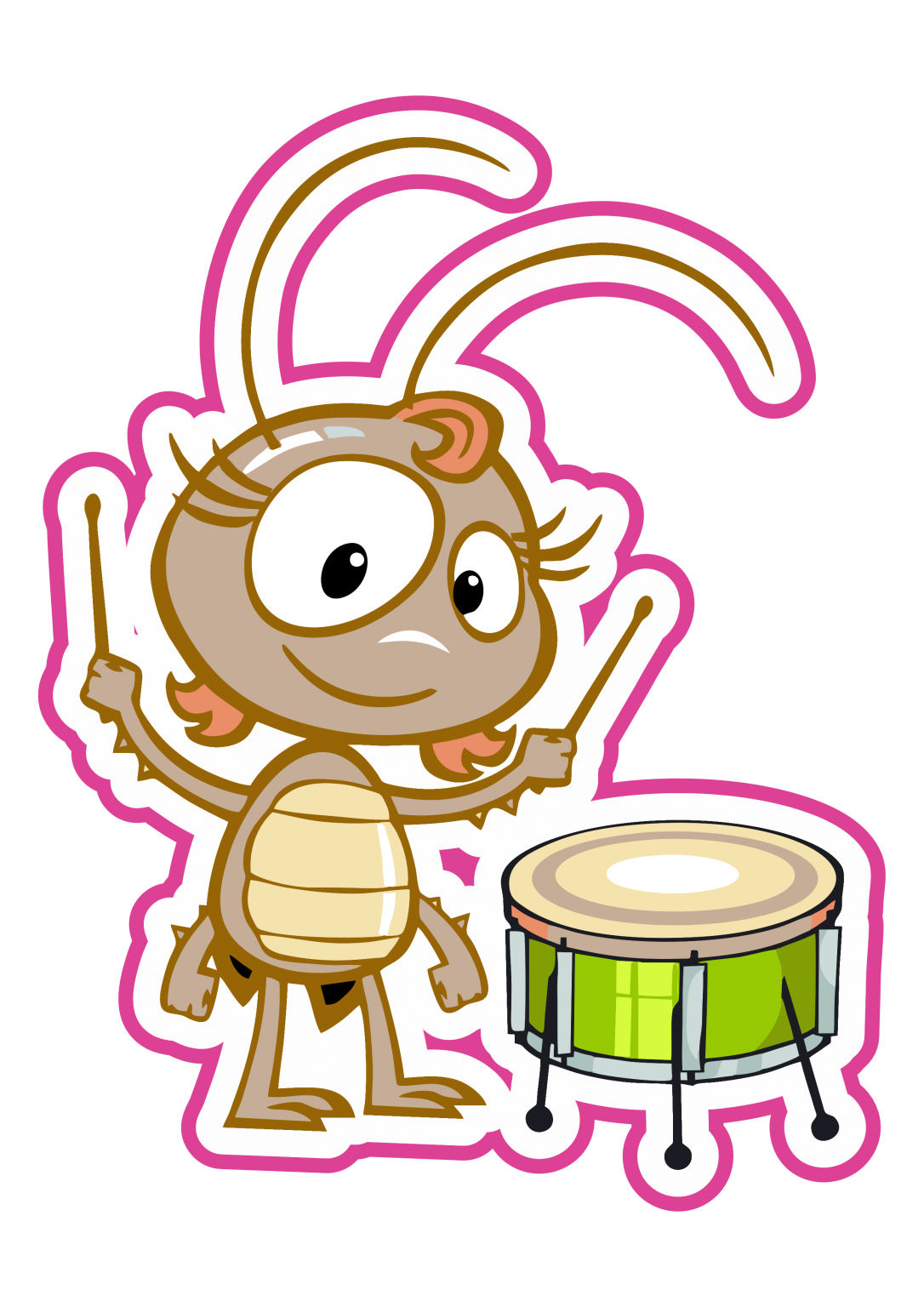 Baratinha galinha pintadinha imagem para centro de mesa e totem png