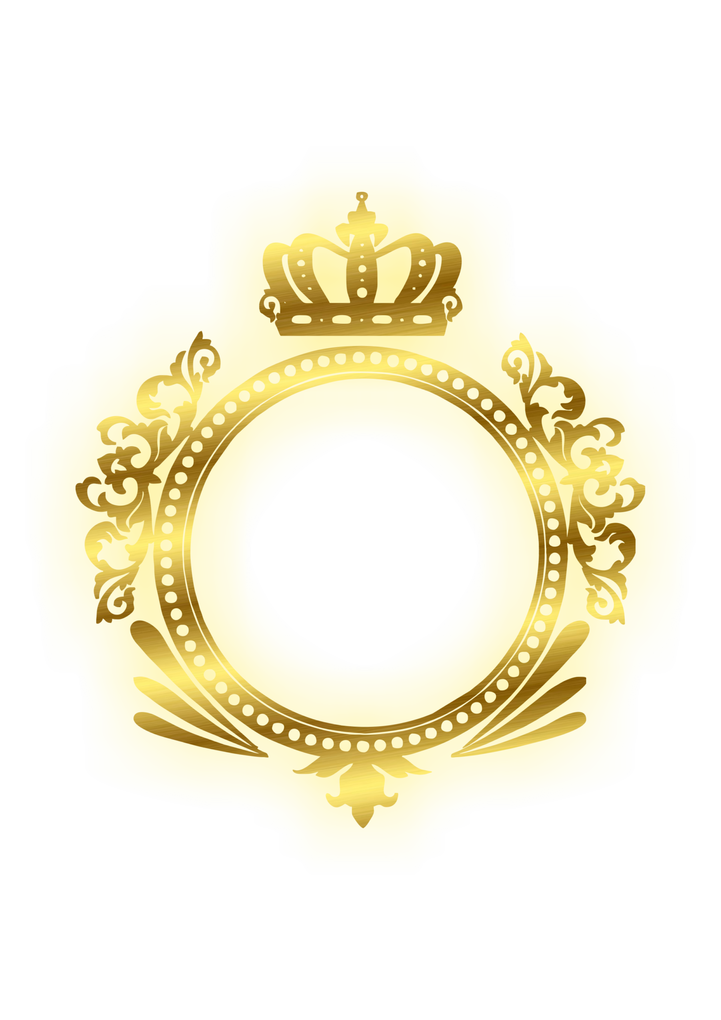 Arabesco dourado logo realeza com coroa joia bonita design imagem sem ...