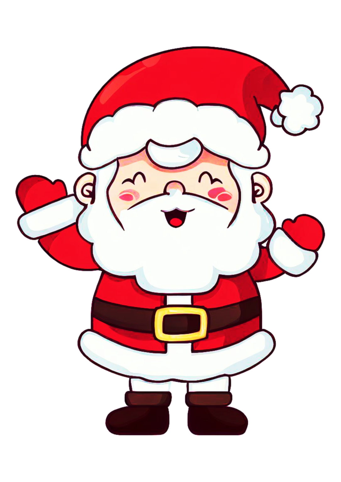 Natal imagens decorativas papai noel cute fofinho desenhos natalinos ...