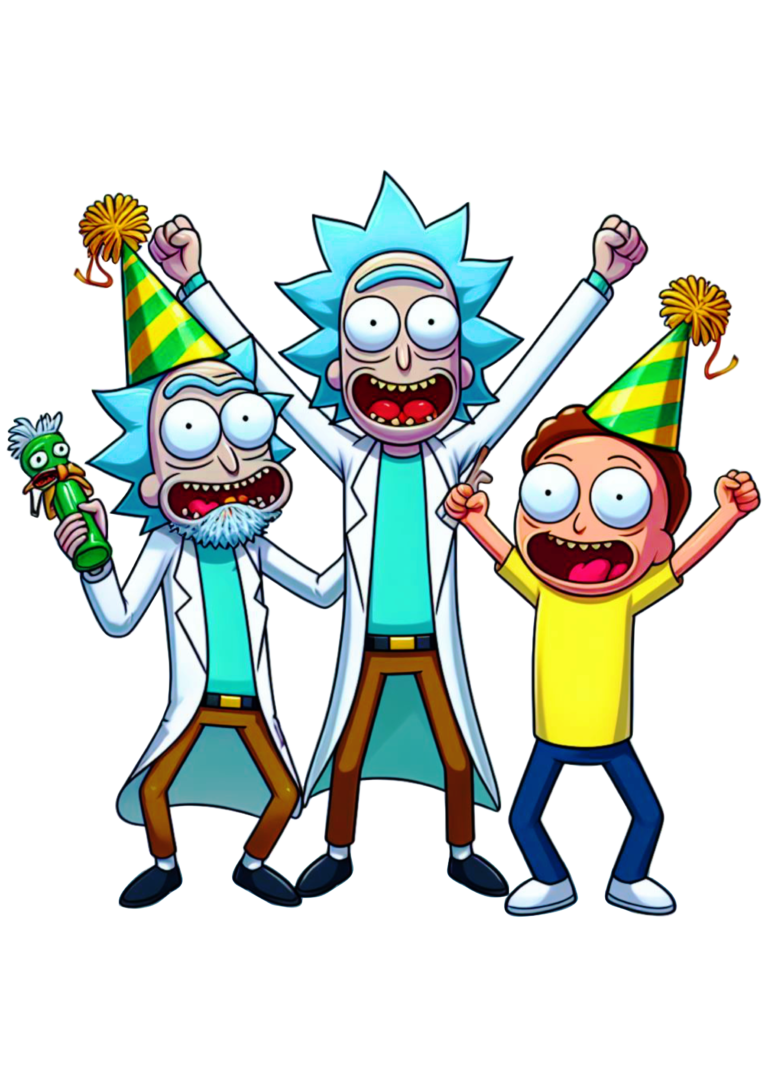 Rick and Morty png desenho colorido