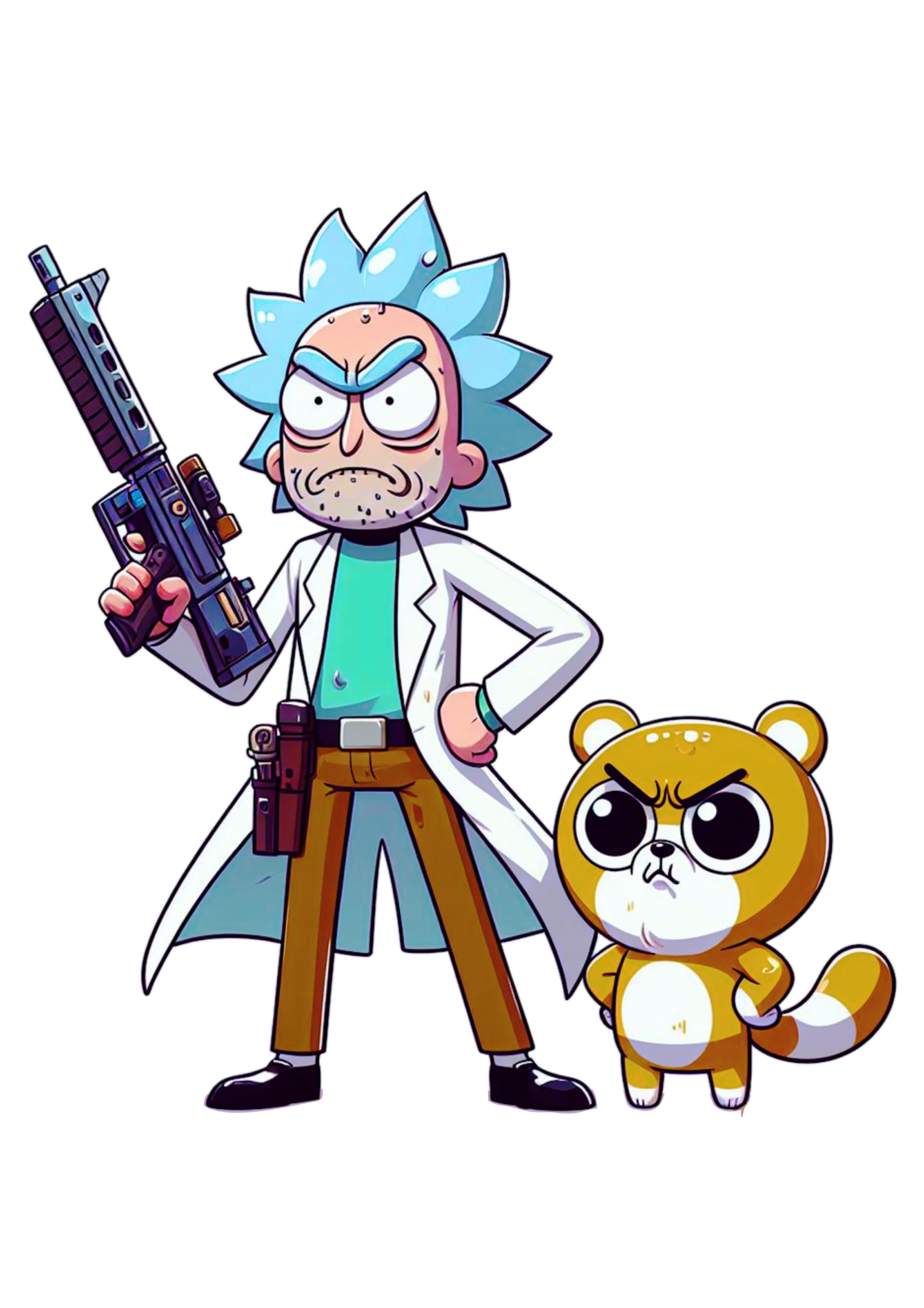 Rick and Morty png desenho adulto colorido engraçado fundo transparente