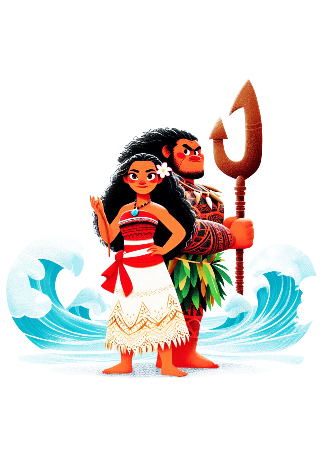 Animação Disney Moana E Maui Png