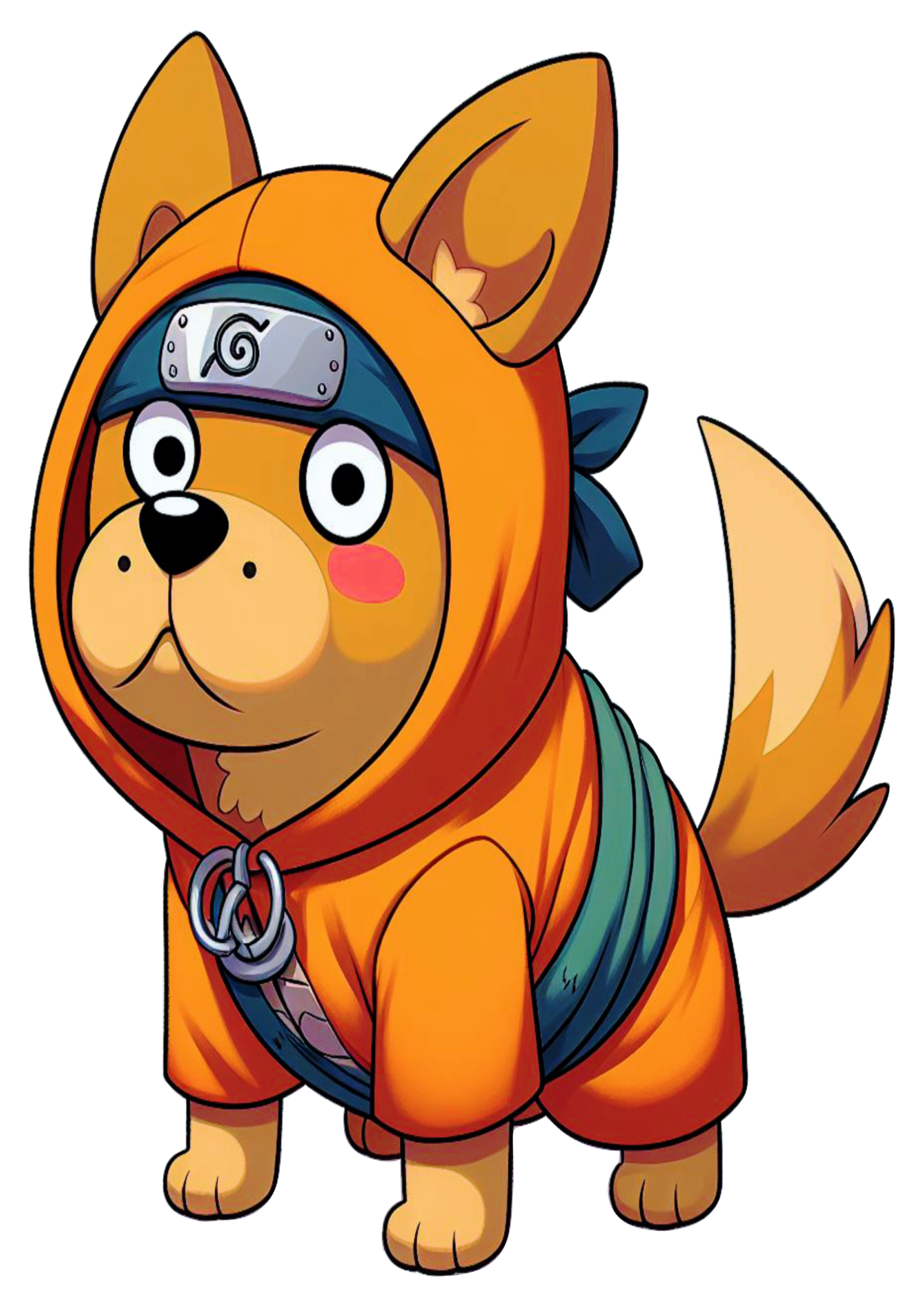 Desenho fofinho cachorro fantasiado de ninja naruto pack de imagens ... Desenho fofinho cachorro fantasiado de ninja naruto pack de imagens ...